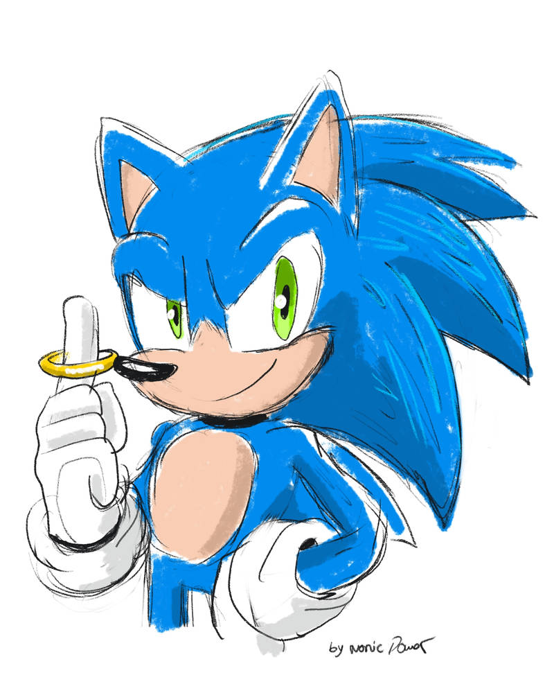 Sonic Movie Sonic By Nonic Power By Nonicpower On Deviantart