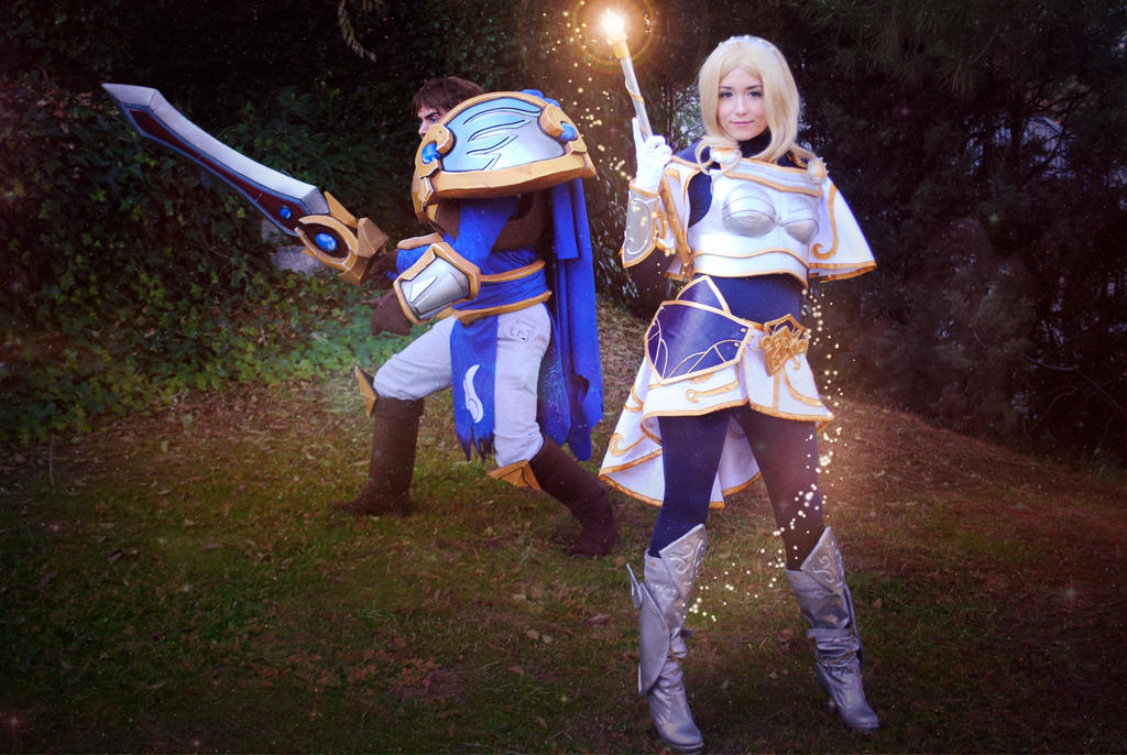 Lux And Garen League Of Legends By Nunnallylol On Deviantart