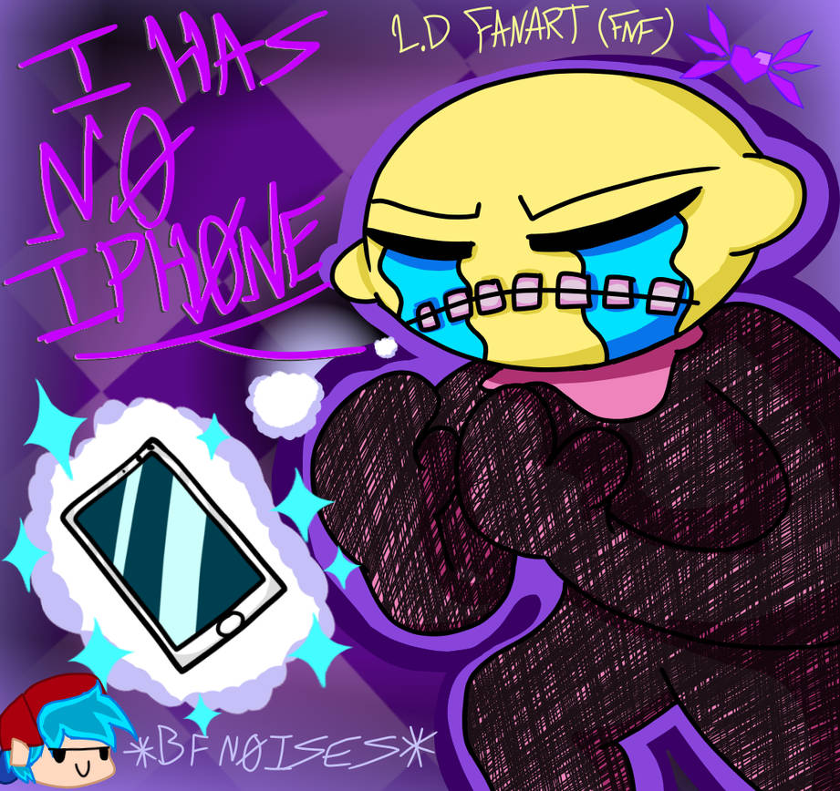 Lemon Demon Has No Iphone Fnf Fanart By Clauganimatez On Deviantart