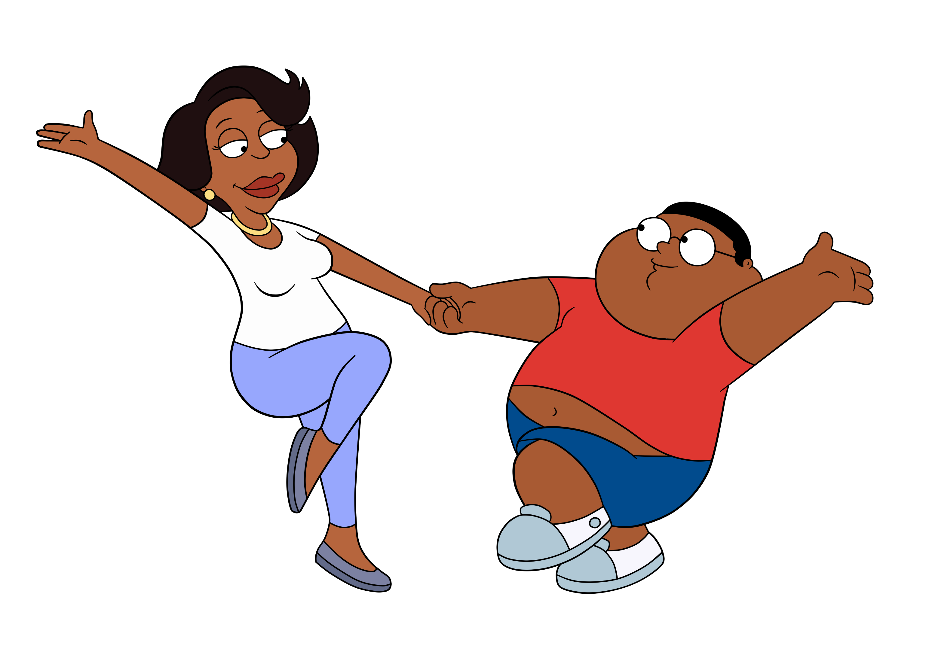 Cleveland Jr And Donna Dancing By Artbyterrancejones On Deviantart