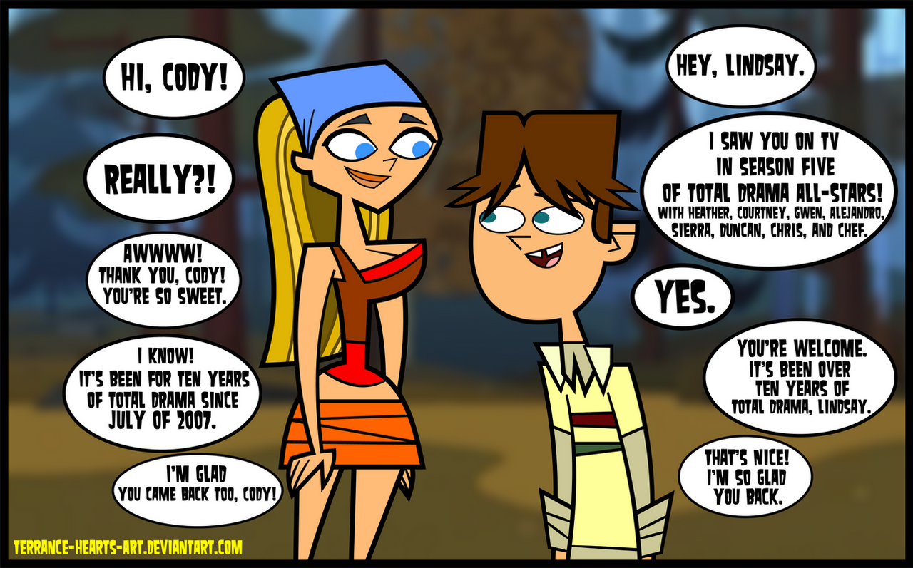 Total Drama Cody And Lindsays Interview By Artbyterrancejones On Deviantart