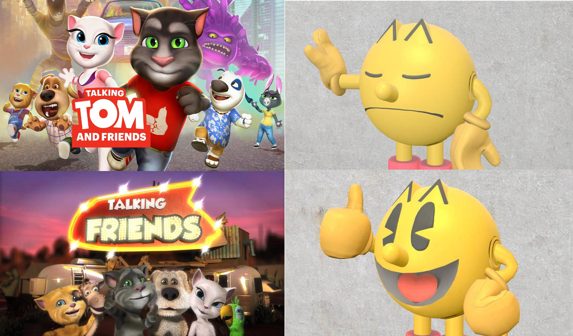 Pac Man Favorite Talking Tom Show By Awesomegamedude10 On Deviantart