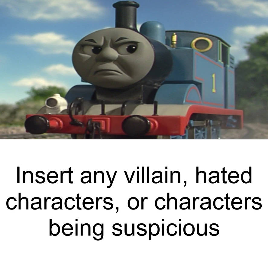 Thomas Glares At Who By Awesomegamedude10 On Deviantart
