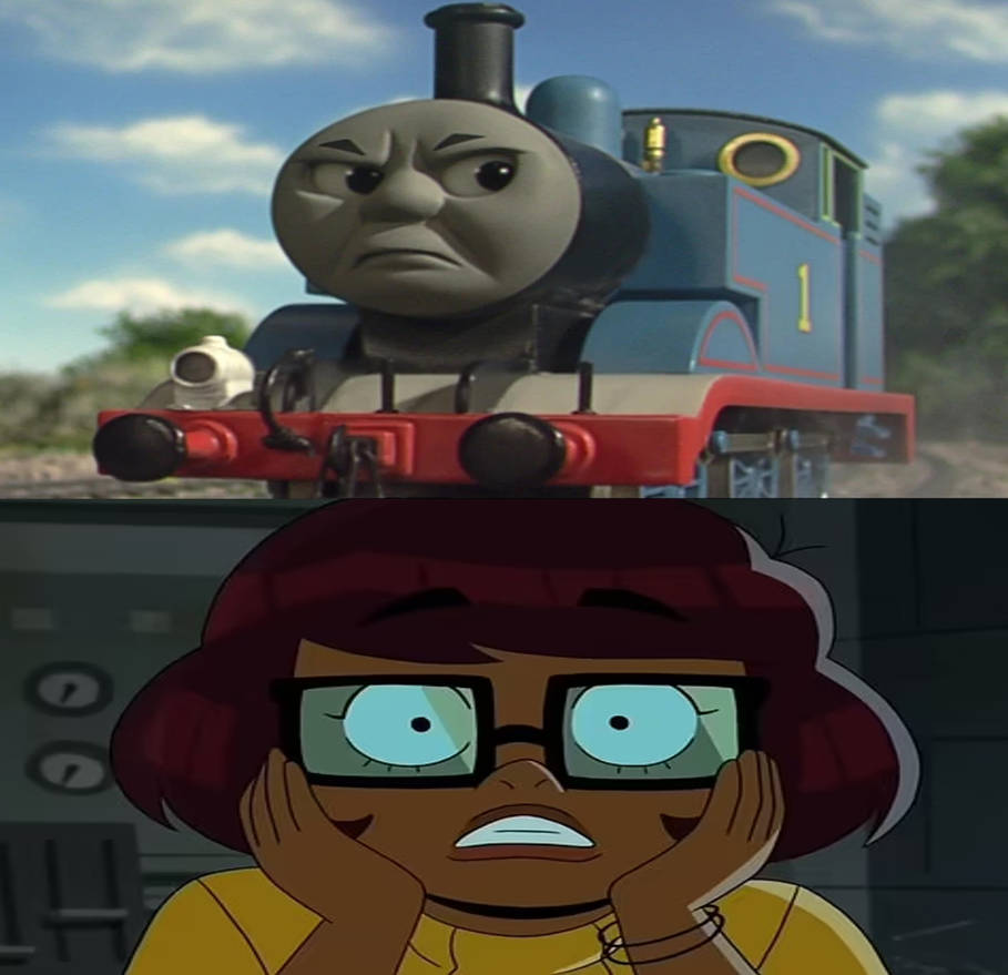 Thomas Glares At Velma 2023 By Awesomegamedude10 On Deviantart