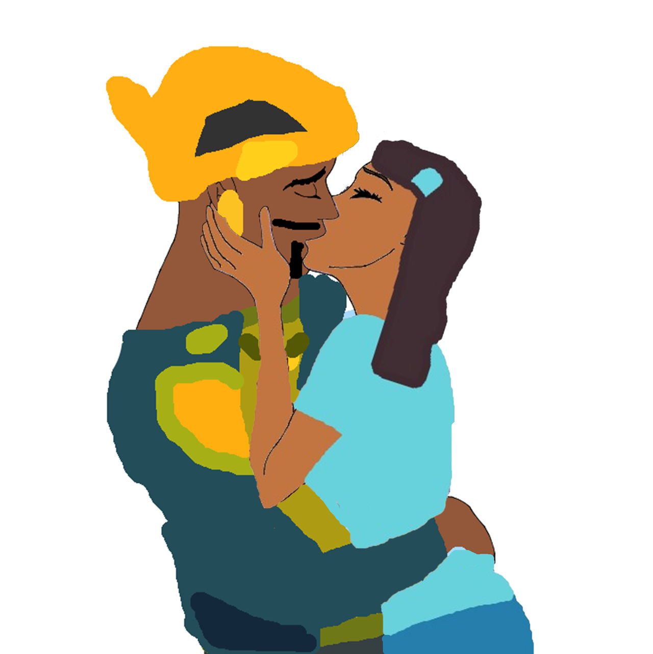 Damien And Priyas First Kiss By Nicolefrancesca On Deviantart