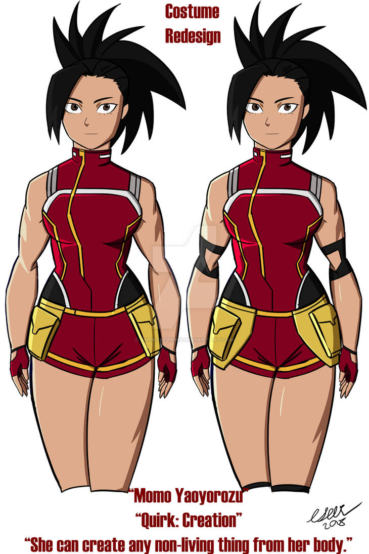 Momo Yaoyorozu Costume Redesign By Agentxtremis On Deviantart