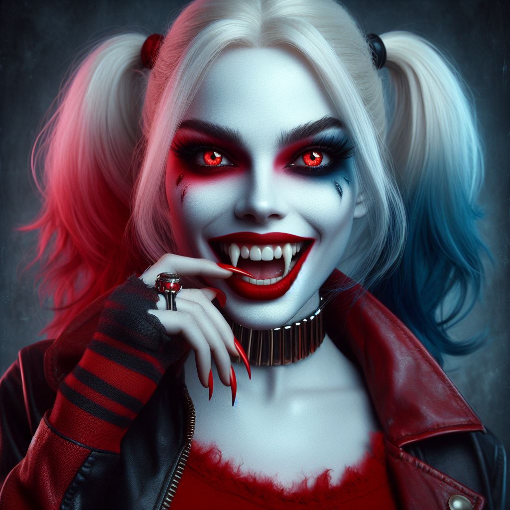 Harley Quinn Vampire By Todddagreat On Deviantart