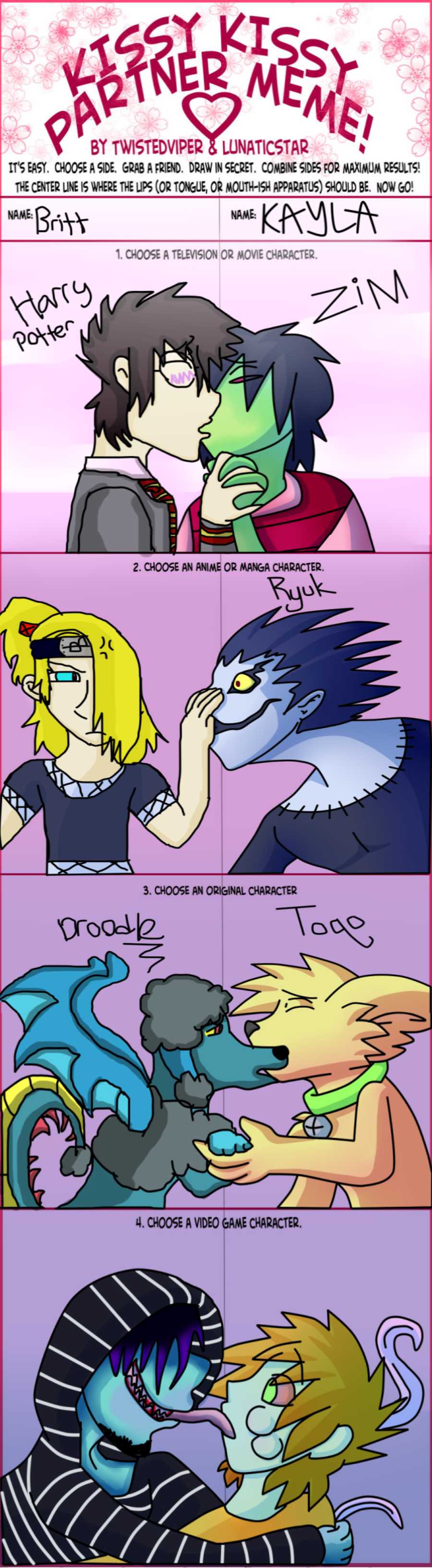Kissing Meme By Thatonesatan On Deviantart