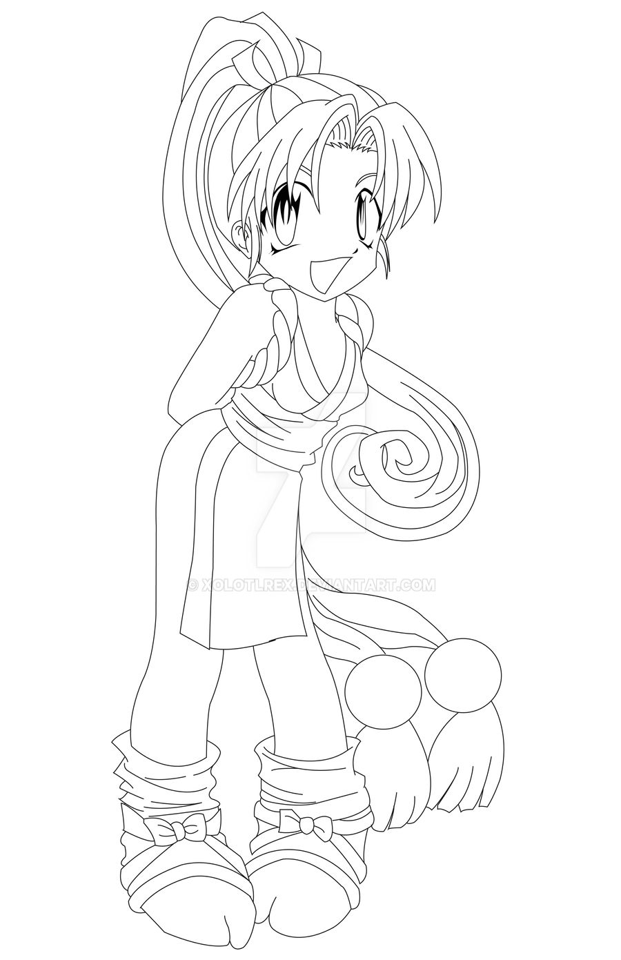 Mai Shiranui Unfinished By Xolotlrex On Deviantart