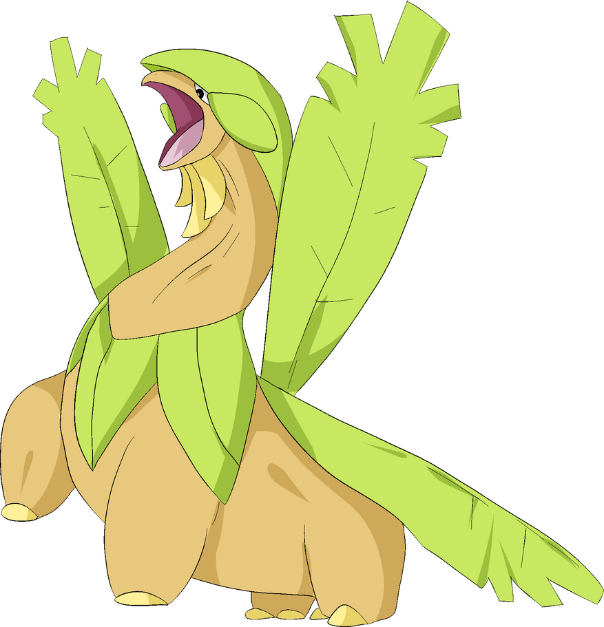 Shiny Tropius By Puraveon On Deviantart