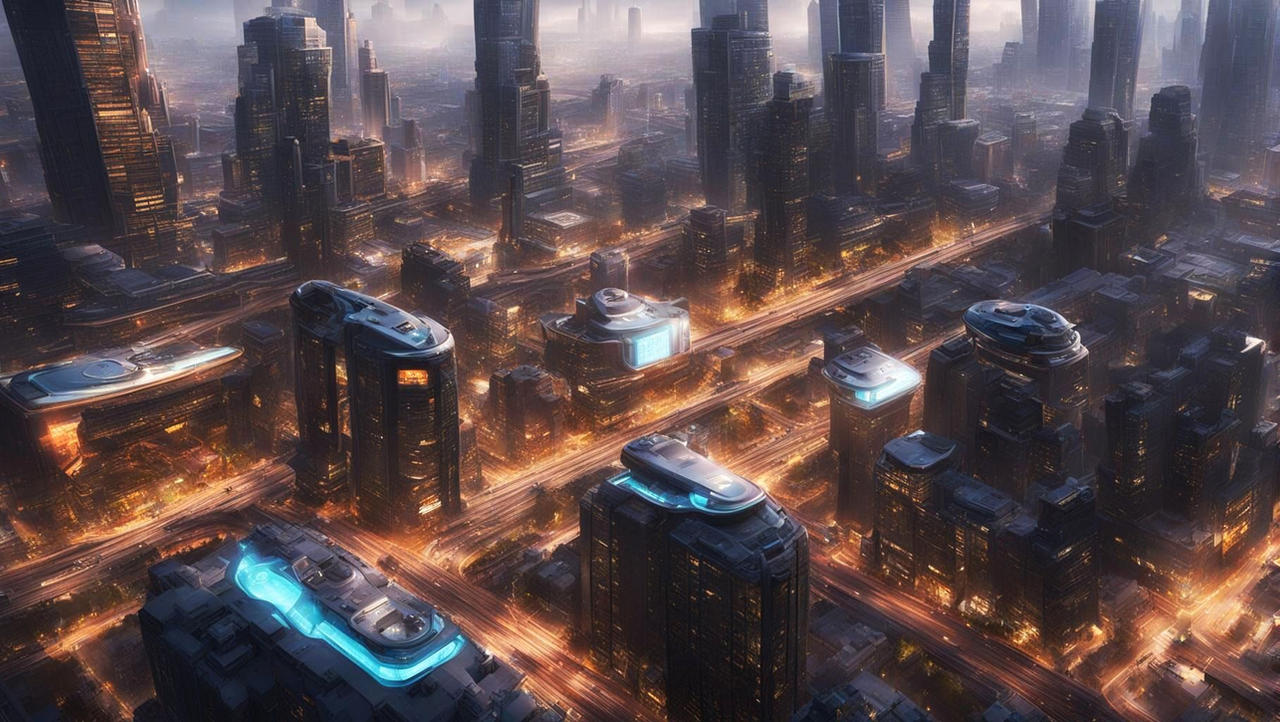 Amazing Futuristic City View by ishi99 on DeviantArt Amazing Futuristic City View by ishi99 on DeviantArt