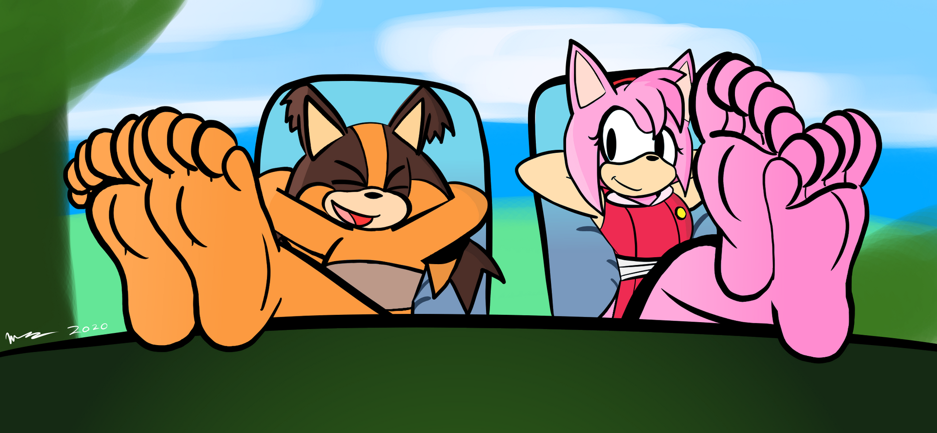 Sticks And Amy By Frozarcold On Deviantart