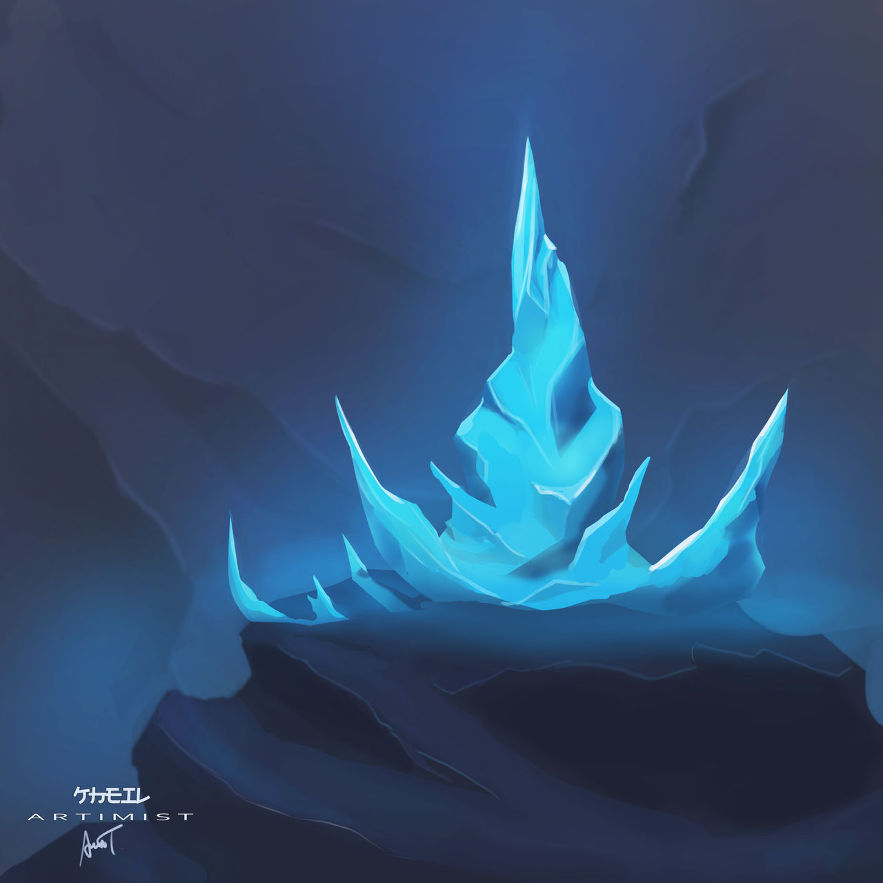 Stylized Ice Form By Kheilartimist On Deviantart
