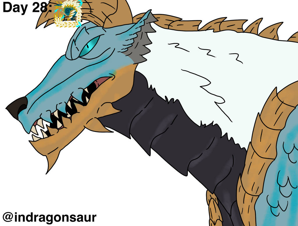 Rathalaugust 2023 Day 28 Zinogre By Indragonsaur On Deviantart