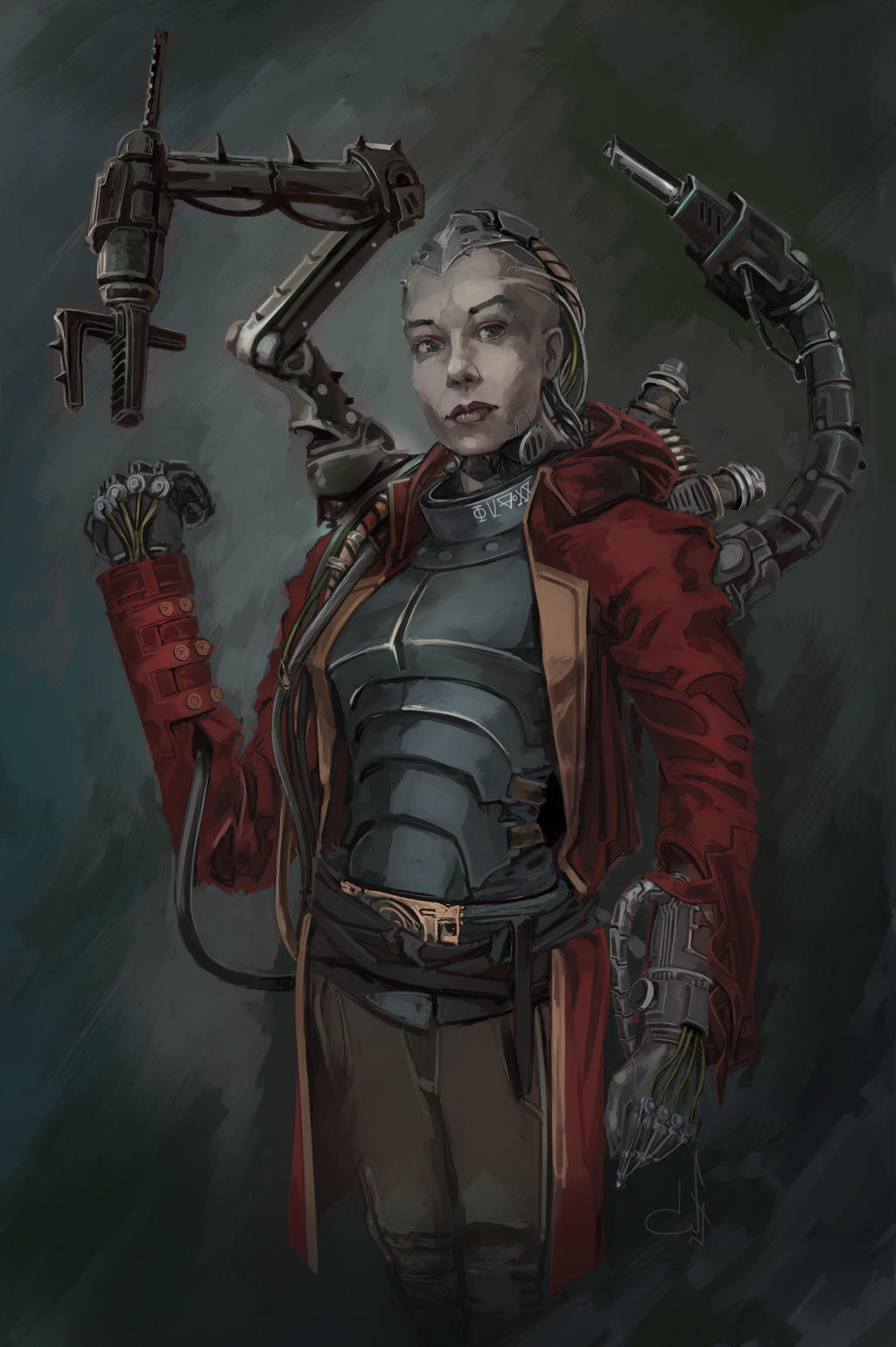 Tech Priestess By Nictanova On Deviantart