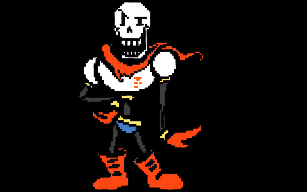 Papyrus Pixelated By Creepypastapegasus On Deviantart