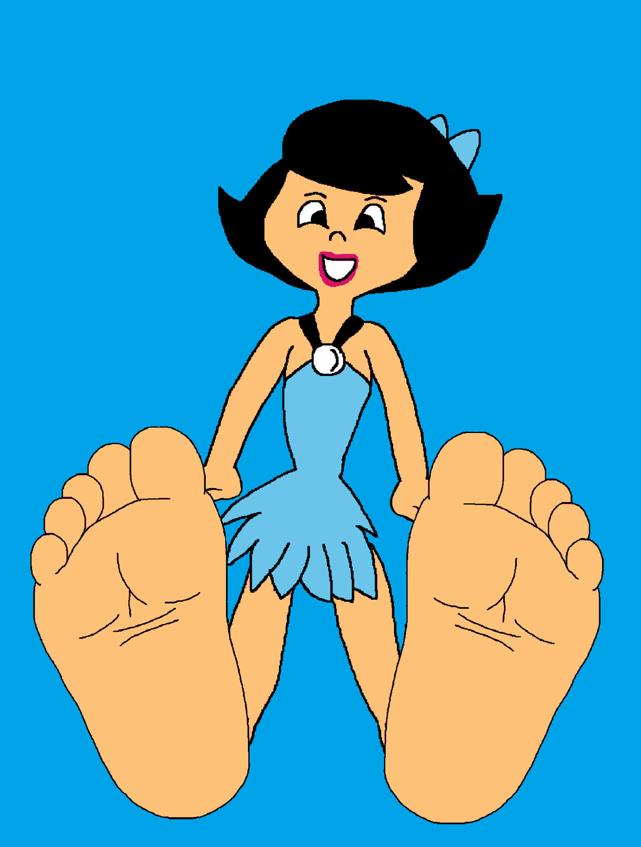 Tf Betty S Barefoot Tease Johnroberthall Style By Mizit On Deviantart