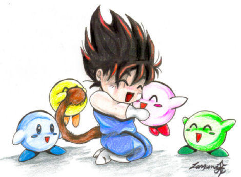 Kirby Hug by Zornsama on DeviantArt