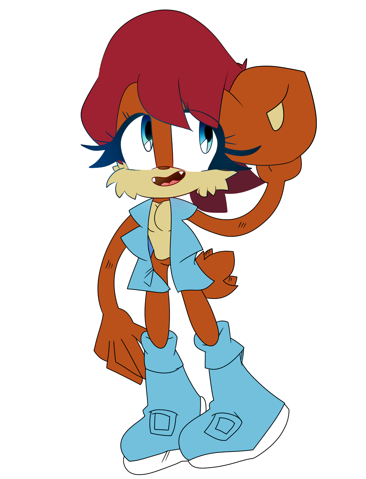 Sally Acorn By Bubbleteacrown On Deviantart