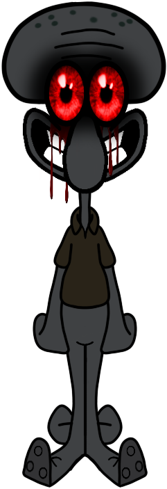 Red Mist Squidward By Fnaflvr 1987 On Deviantart