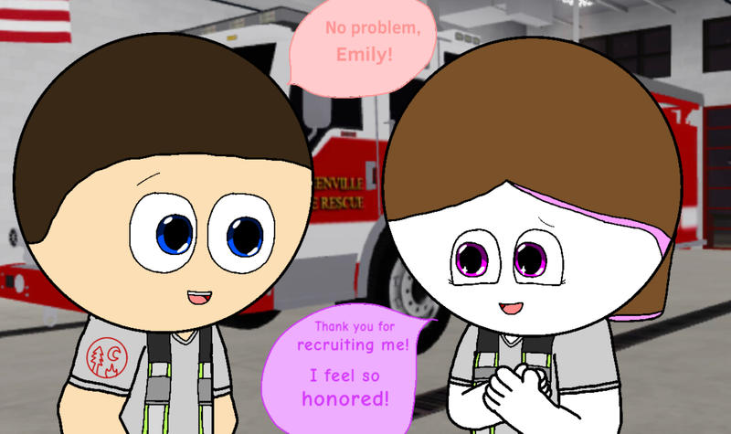 Emily Joins The Fire Department by YoshiGaming33 on DeviantArt Emily Joins The Fire Department by YoshiGaming33 on DeviantArt