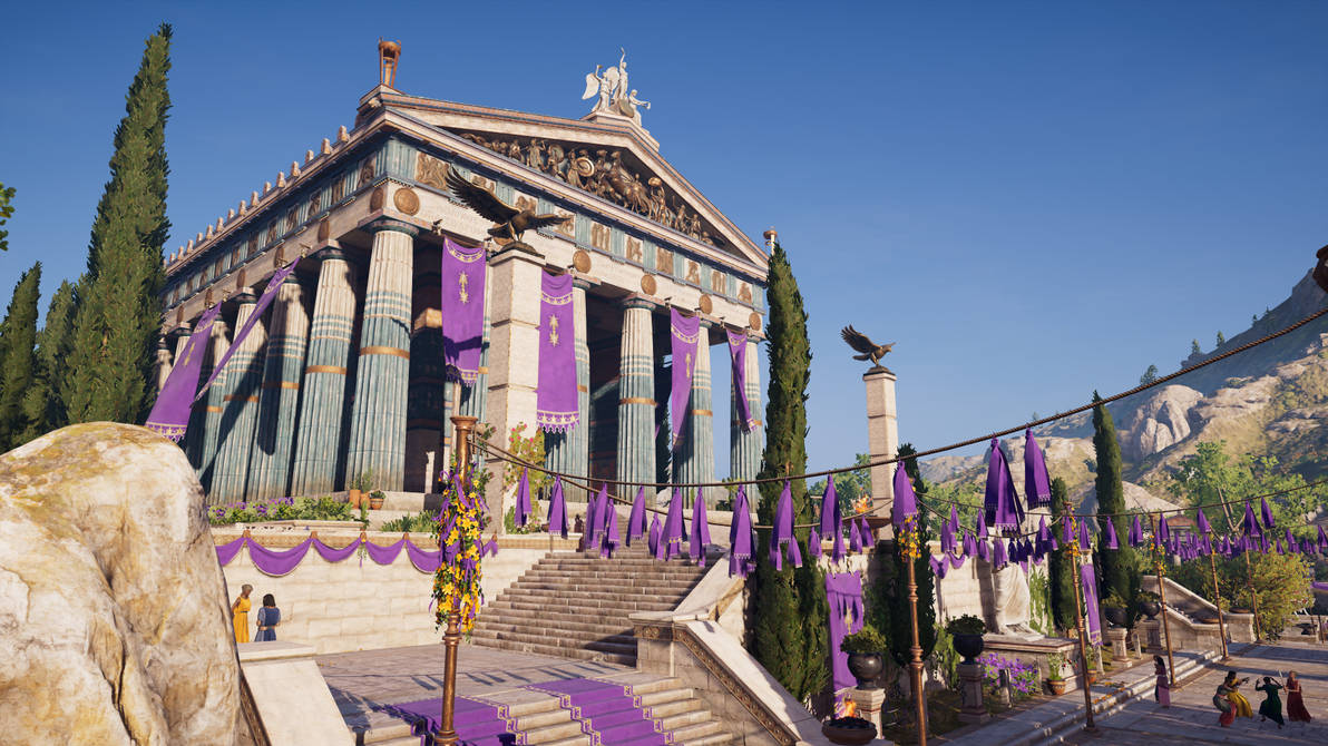 Assassins Creed Odyssey Olympie Temple Of Zeus By Lordalie On Deviantart