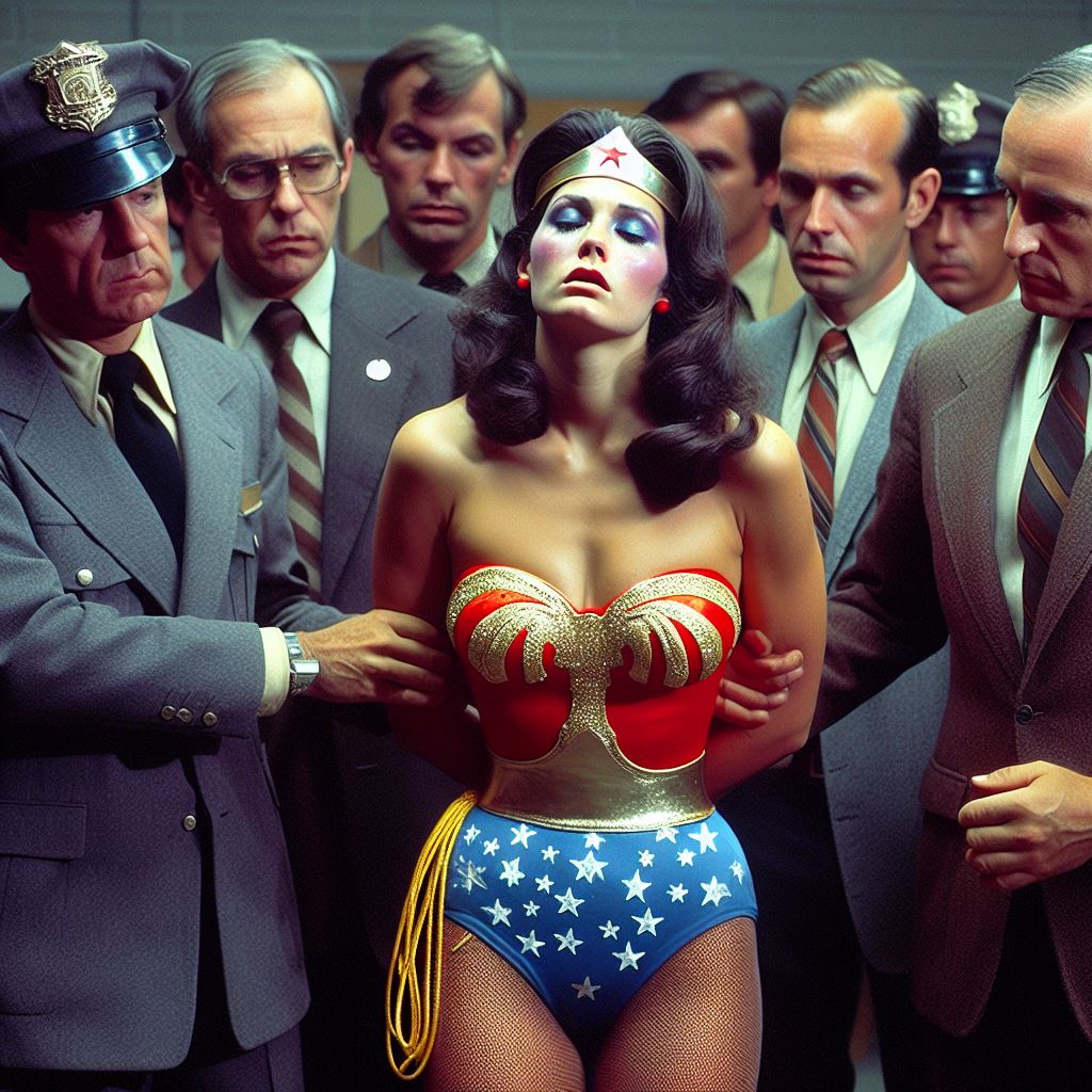 Wonder Woman Arrested! by badguy1313 on DeviantArt Wonder Woman Arrested! by badguy1313 on DeviantArt
