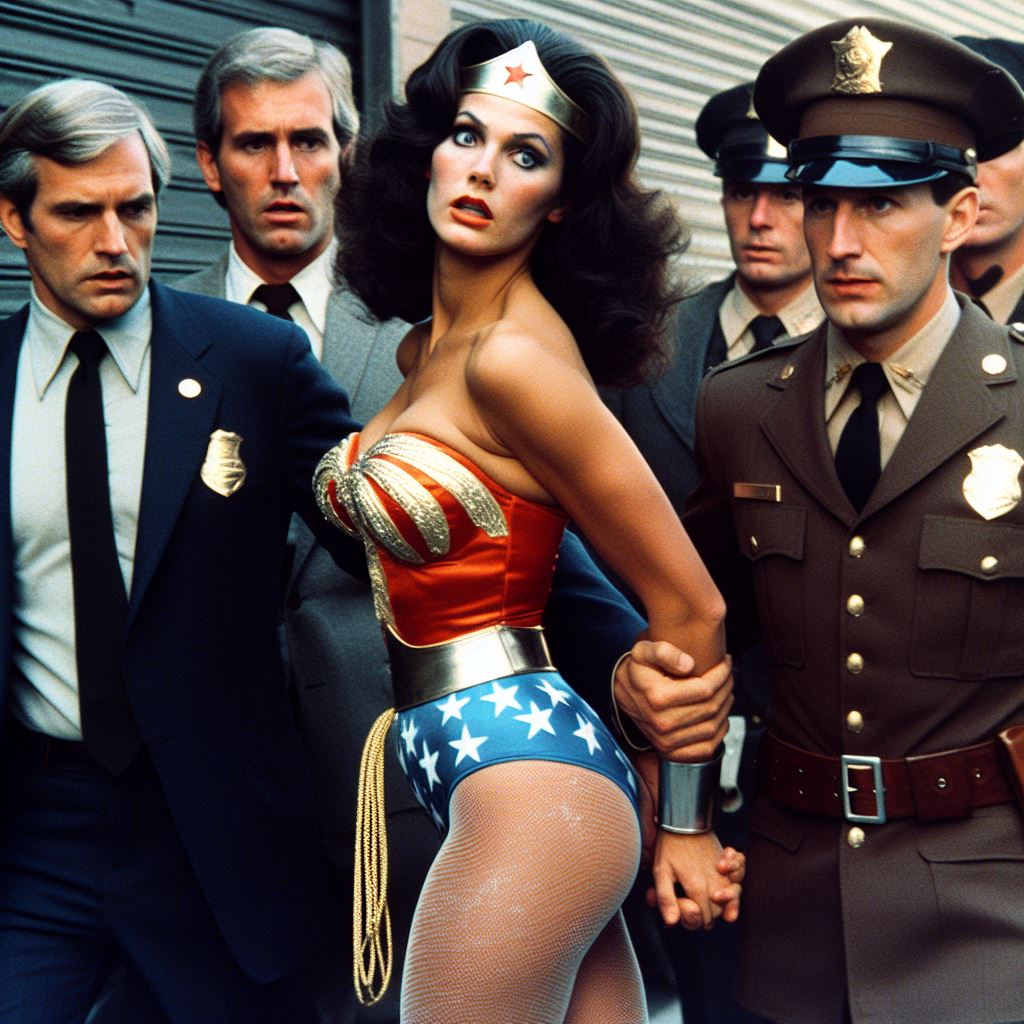 Wonder Woman Arrested! by badguy1313 on DeviantArt Wonder Woman Arrested! by badguy1313 on DeviantArt