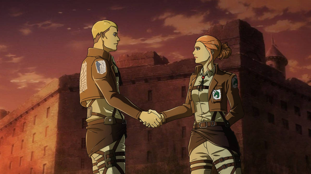 Erwin Smith And Oc By Nicky San On Deviantart