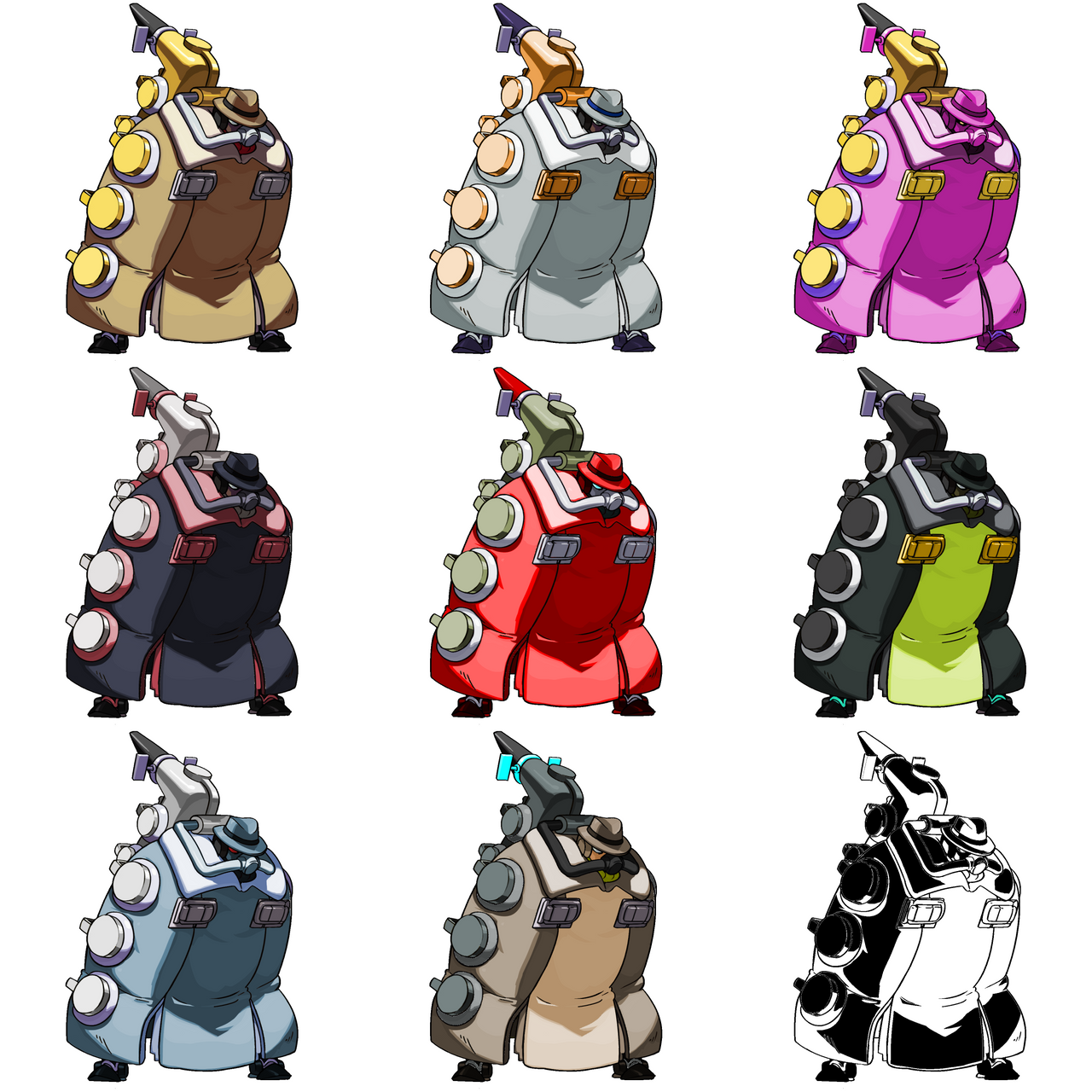 Big Band custom palette swaps by DJProfessorM on DeviantArt Big Band custom palette swaps by DJProfessorM on DeviantArt