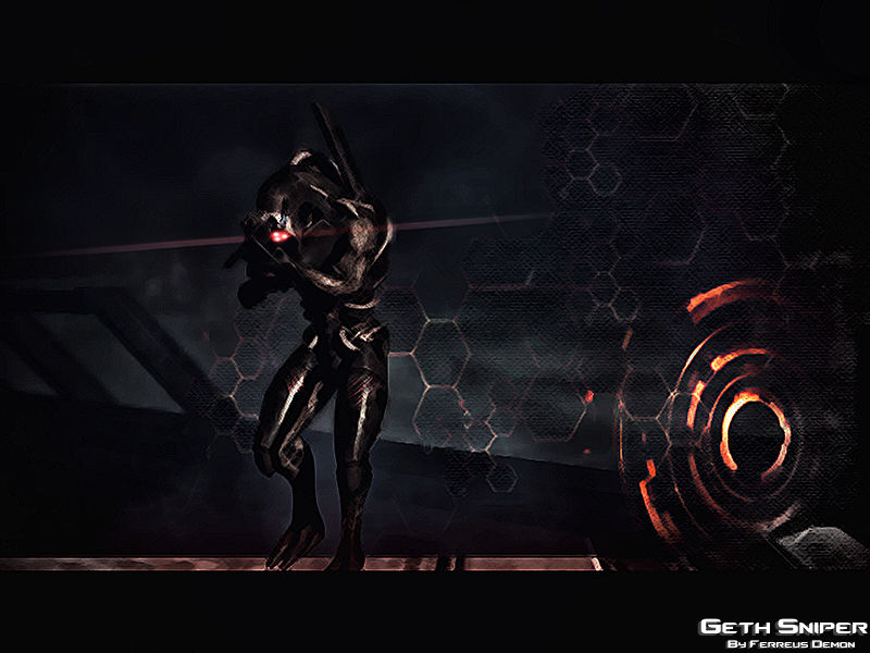 Mass Effect Geth Sniper By Ferreusdemonart On Deviantart