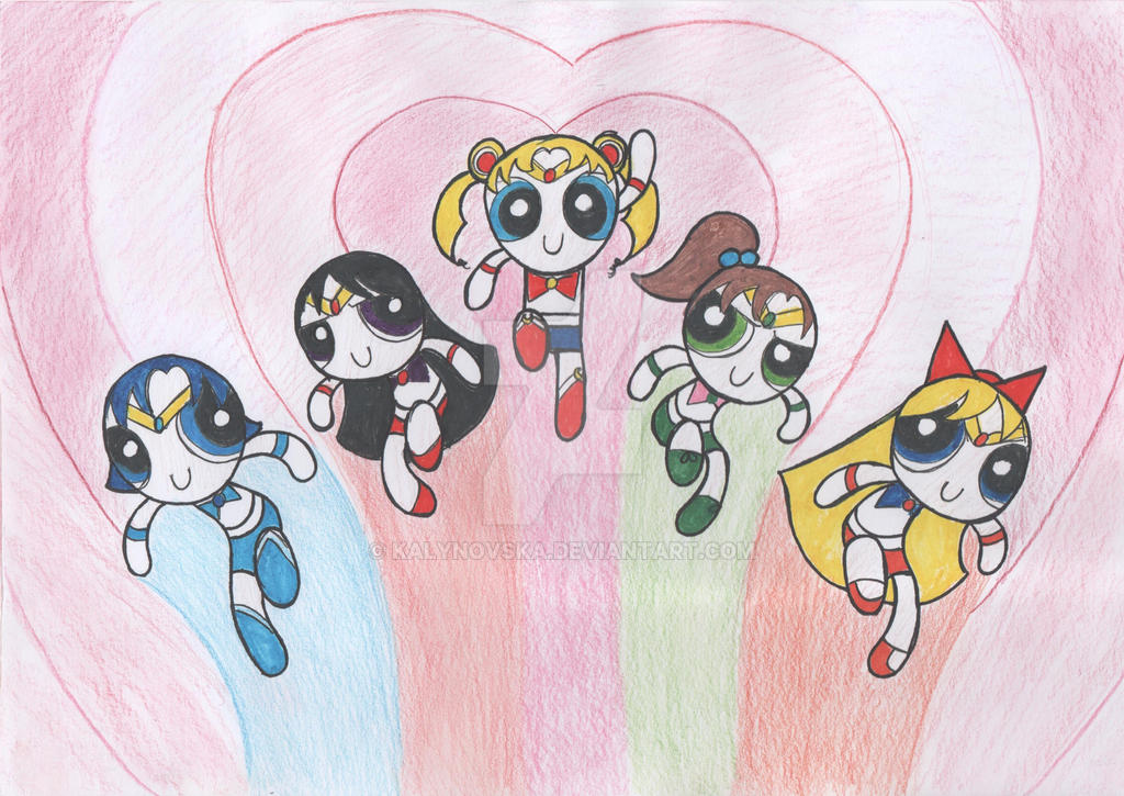 Sailor Powerpuff Girls By Kalynovska On Deviantart