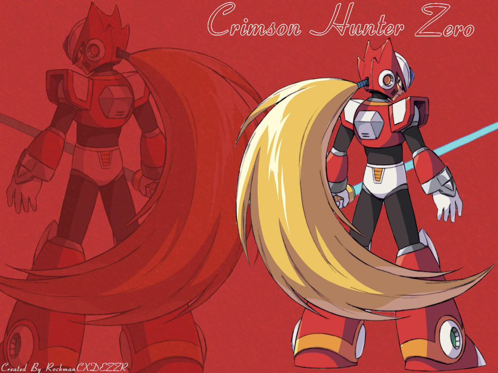 Crimson Hunter Zero WP by RockmanCXDEZZR on DeviantArt