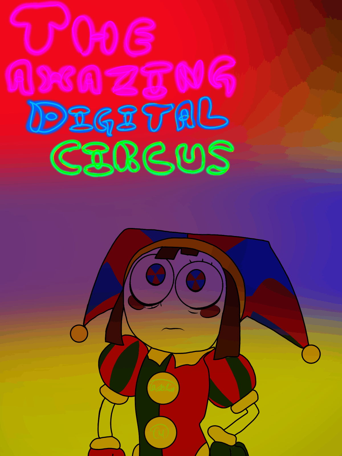 Pomni Cover 1 Tadc By Catalionmiddle On Deviantart