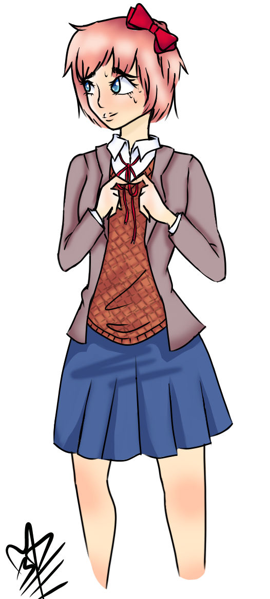 Ddlc Sayori By Julsg0ld On Deviantart