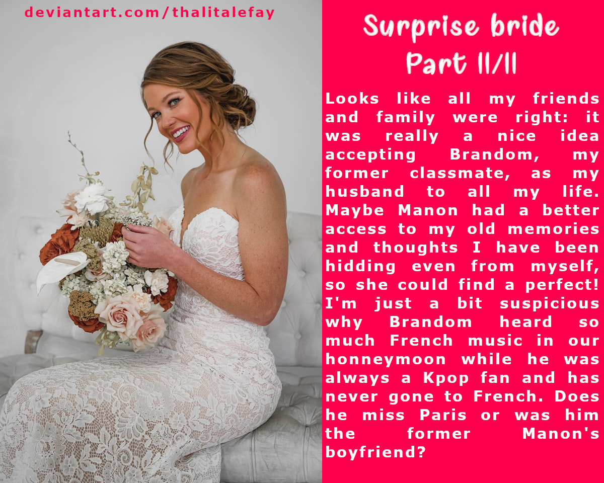 Surprise Bride Part 2 2 Tg Caption By Thalitalefay On Deviantart