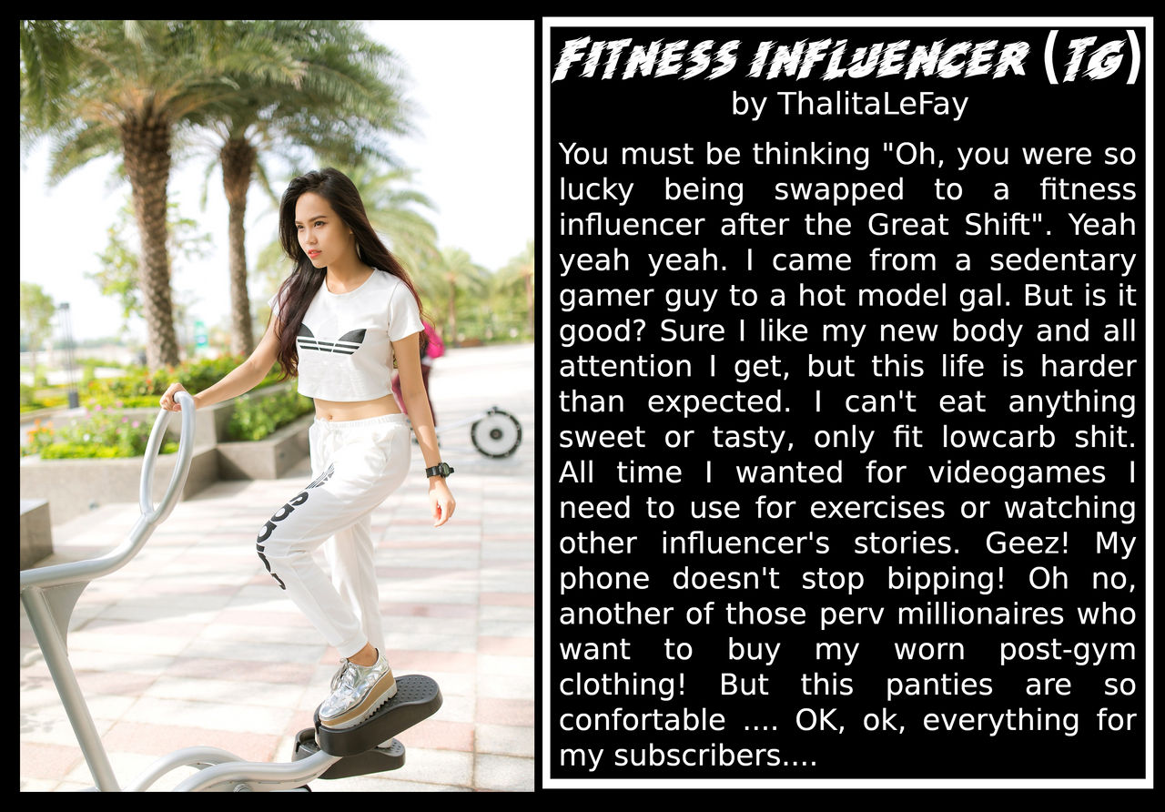 Fitness Influencer Tg Caption By Thalitalefay On Deviantart