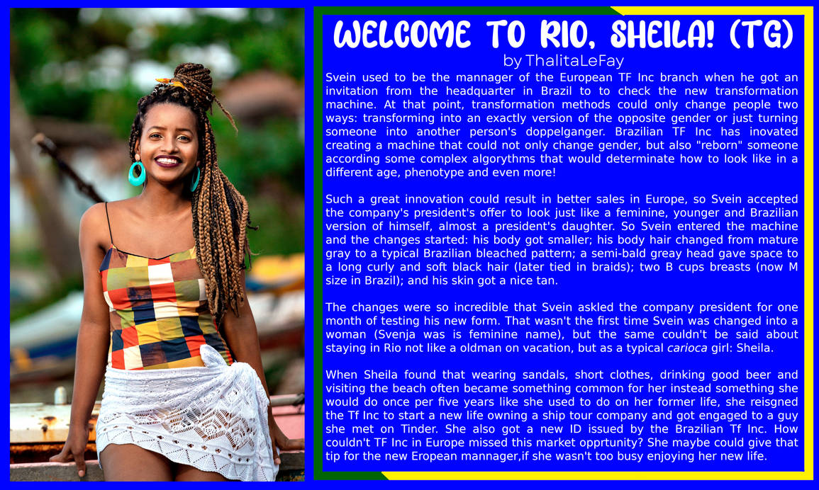 Welcome To Rio Sheila Tg Caption By Thalitalefay On Deviantart