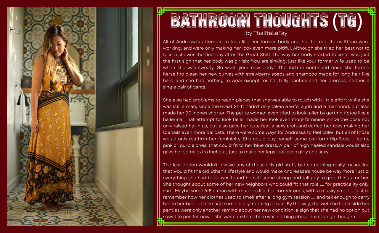 Bathroom Thoughts Tg Caption By Thalitalefay On Deviantart