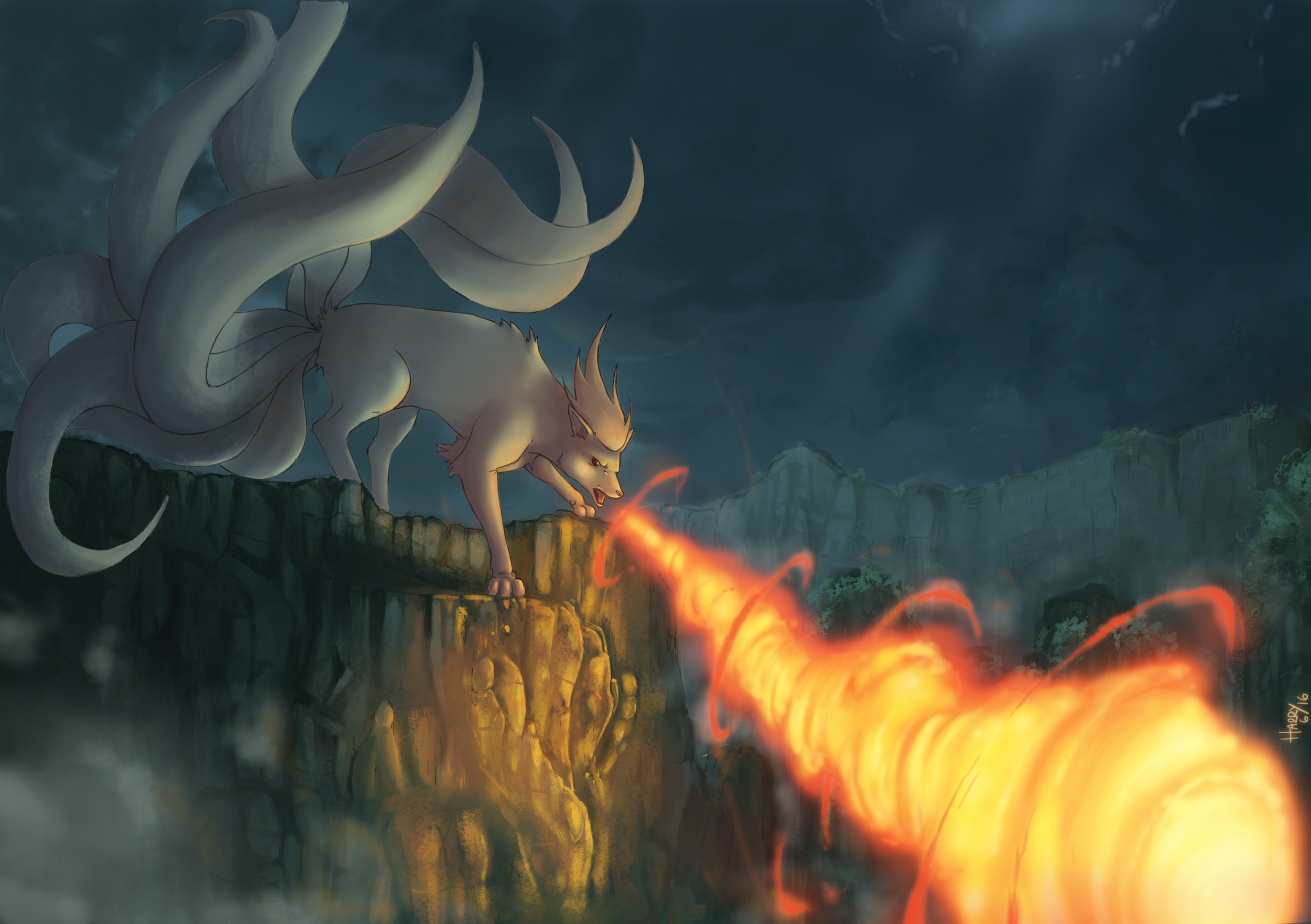 Kanto Classics Red Burst Ninetales By Harryzon On Deviantart