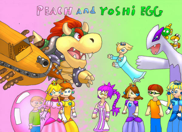 Yoshi Egg And Peach Title Page By Yoshiegg603 On Deviantart