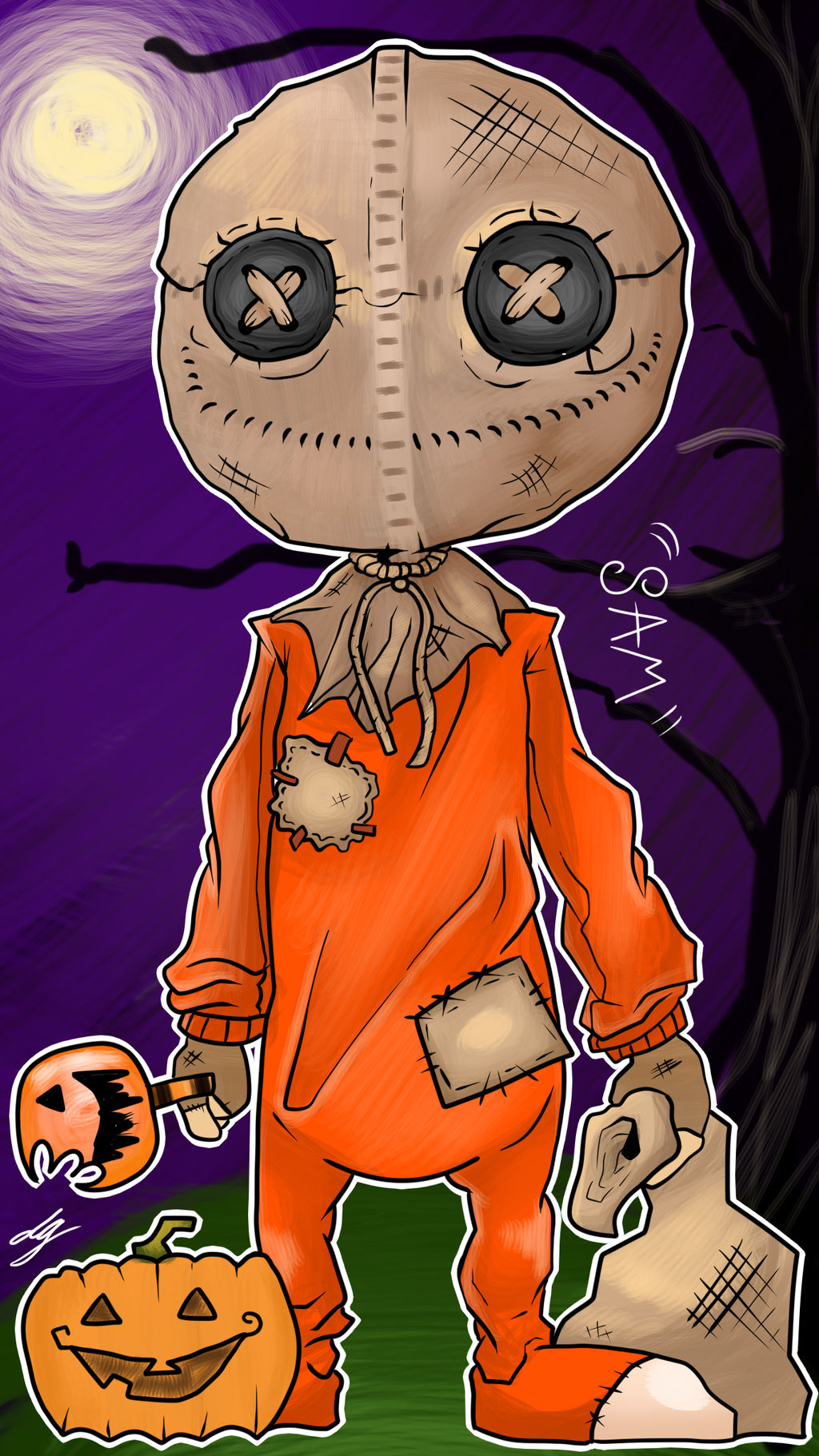 Sam Trick R Treat By Dakotagriffith On Deviantart