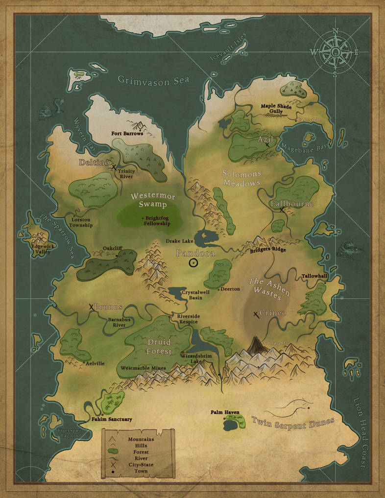 DnD map by Brittlebear on DeviantArt DnD map by Brittlebear on DeviantArt