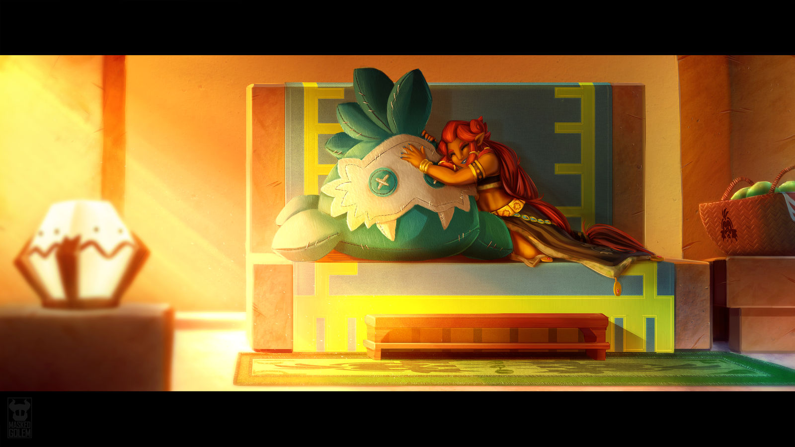 Gerudo Chief Riju By Maskedgolem On Deviantart