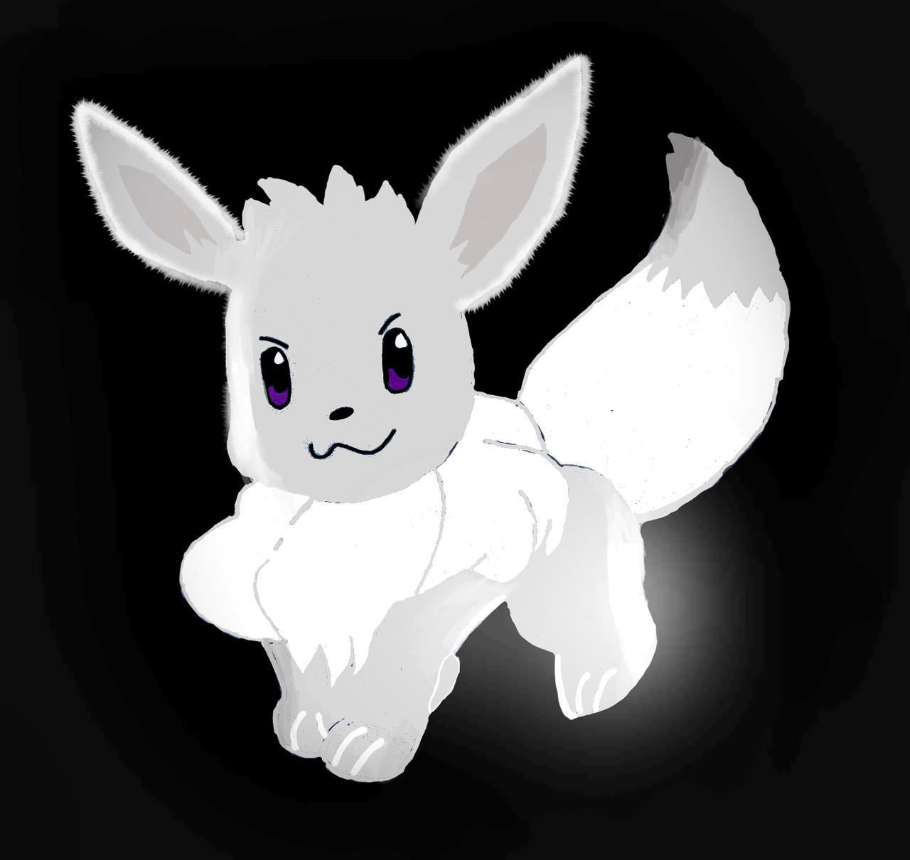 Shiny Eevee By Kurdossart On Deviantart