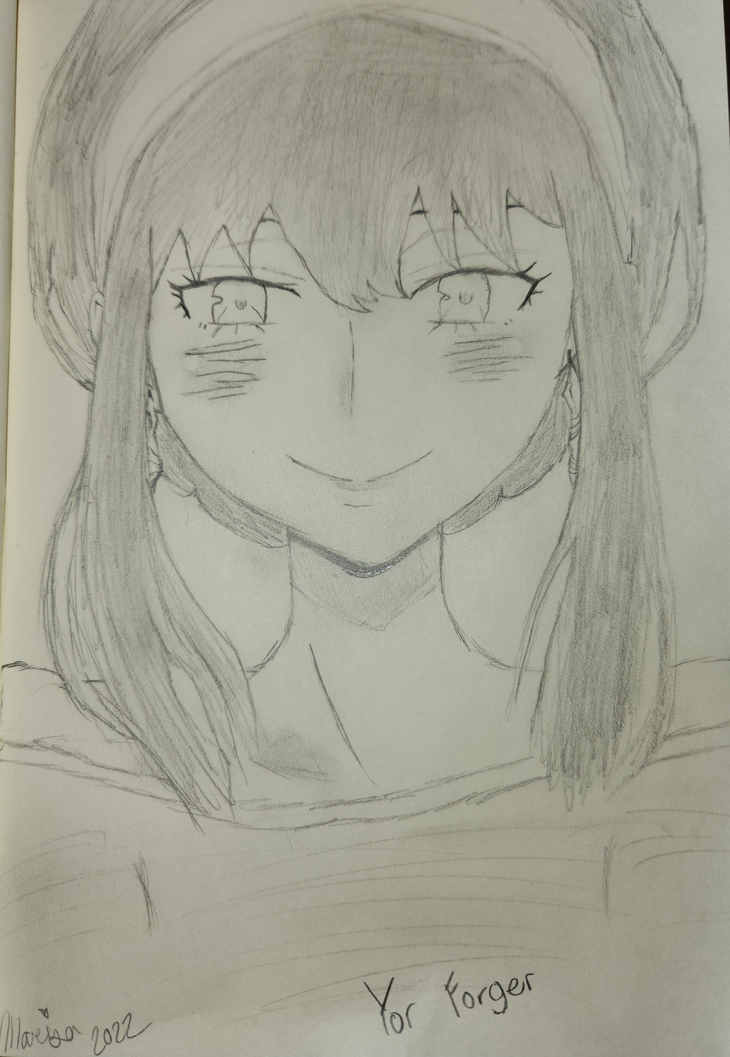 Yor Forger Sketch By Hinatashoyo430 On Deviantart