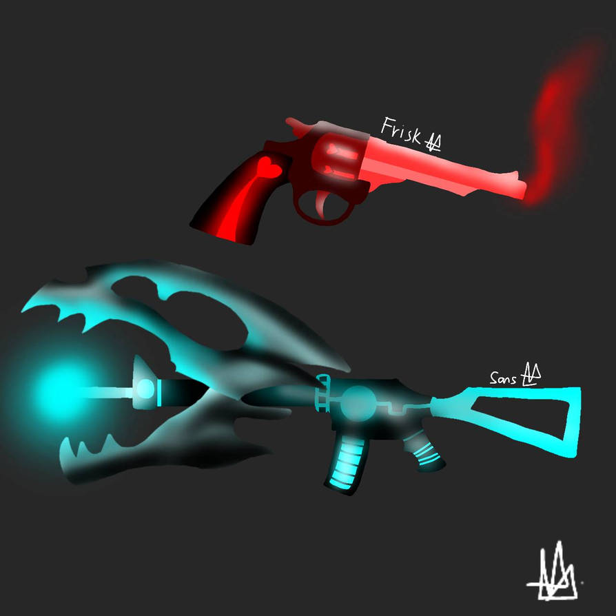 Undertale Guns By Maximumexe On Deviantart