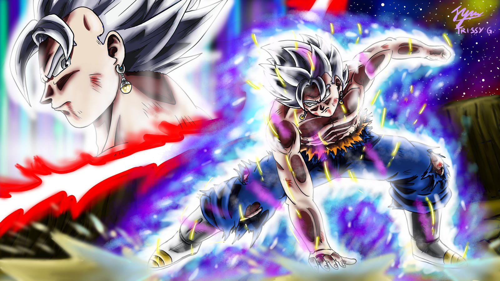 Ultra Instinct Vegito By Trissygabriel On Deviantart