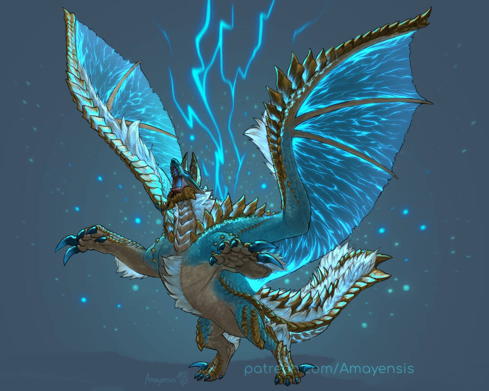 Elder Dragon Zinogre By Amayensis Fireheart On Deviantart