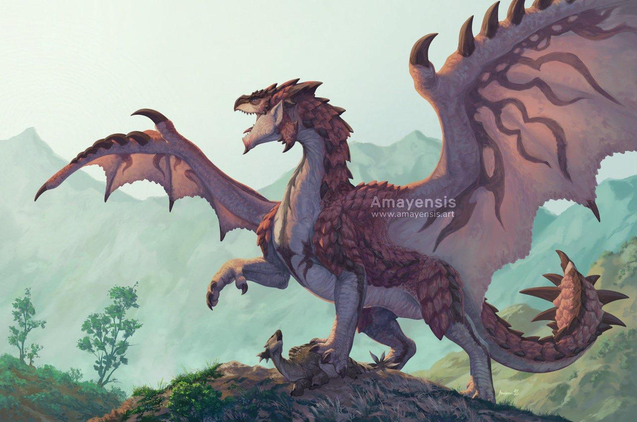 Elder Dragon Rathalos By Amayensis Fireheart On Deviantart